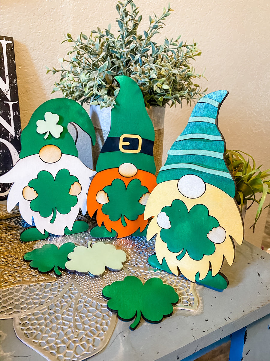 Set of 3 Leprechaun Gnomes – Pennino's Perch