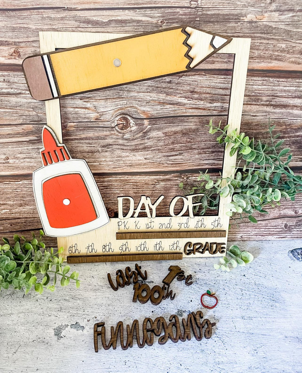 Back to School Photo Frame Prop – Pennino's Perch